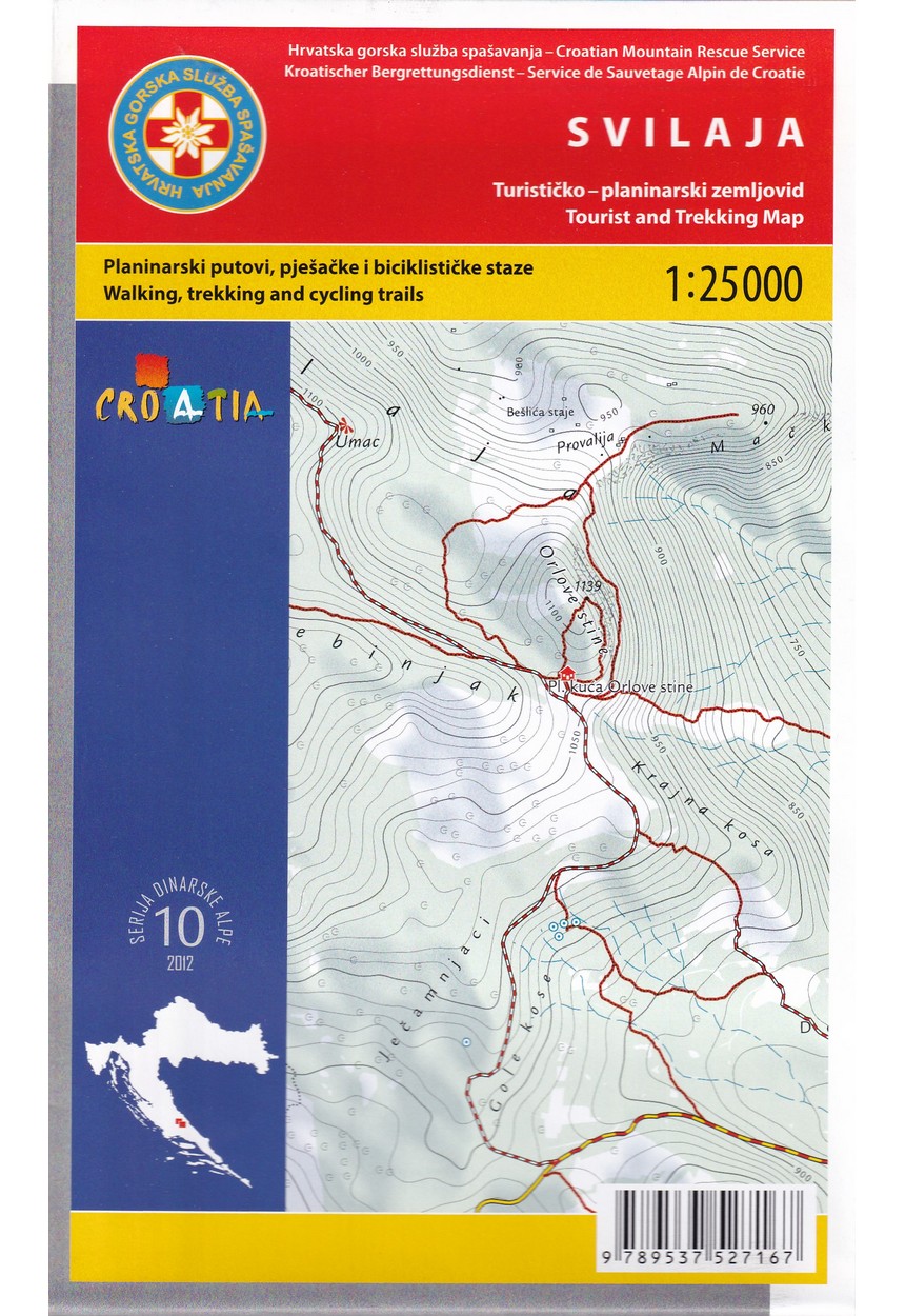 SVILAJA: turističko-planinarski zemljovid = Tourist and Trekking Map ...