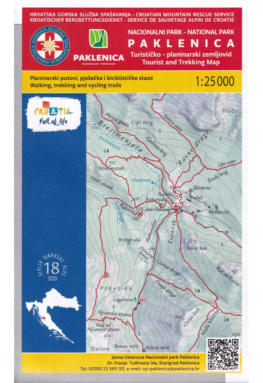 NACIONALNI PARK = NATIONAL PARK PAKLENICA: turističko-planinarski ...