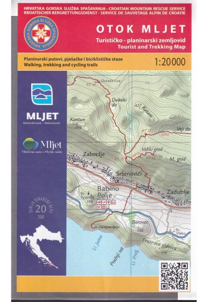 OTOK MLJET: turističko-planinarski zemljovid = Tourist and Trekking Map