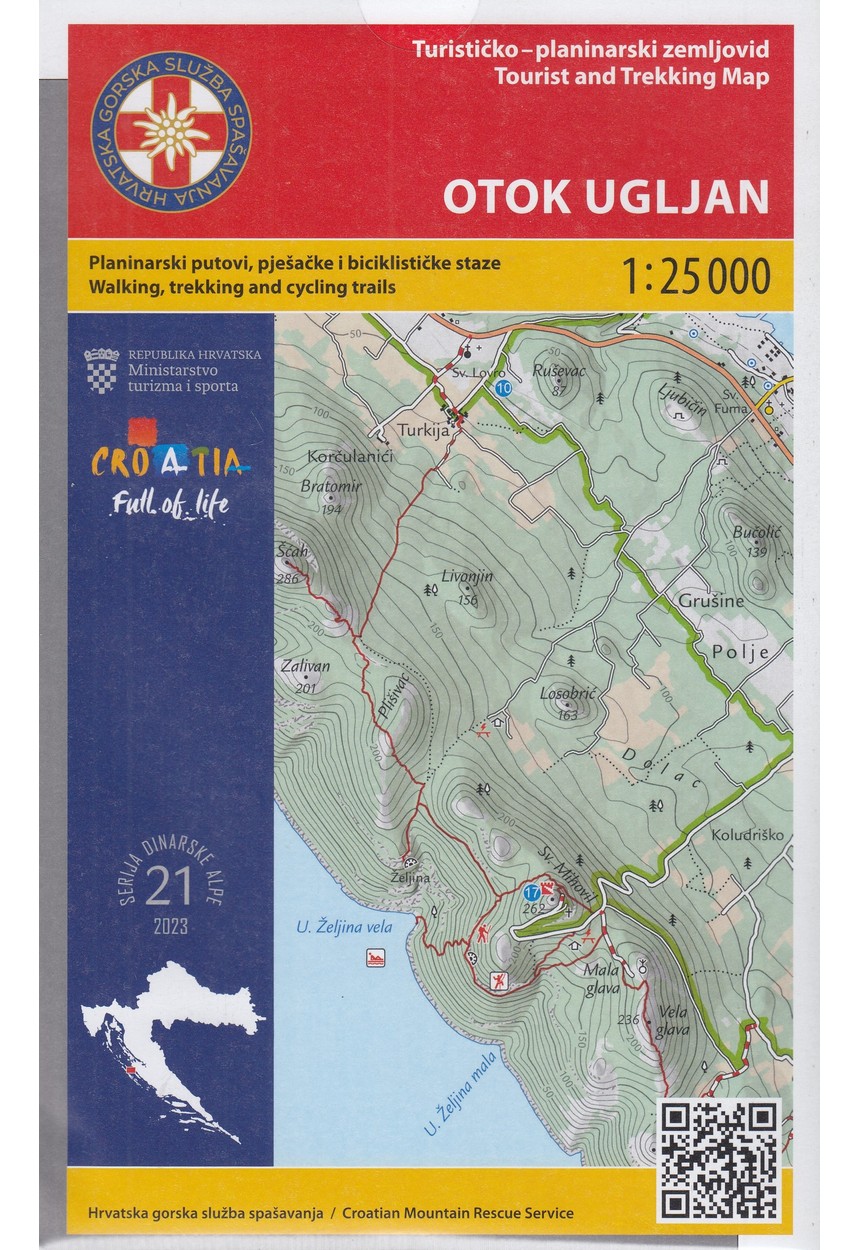 OTOK UGLJAN: turističko-planinarski zemljovid = Tourist and Trekking ...