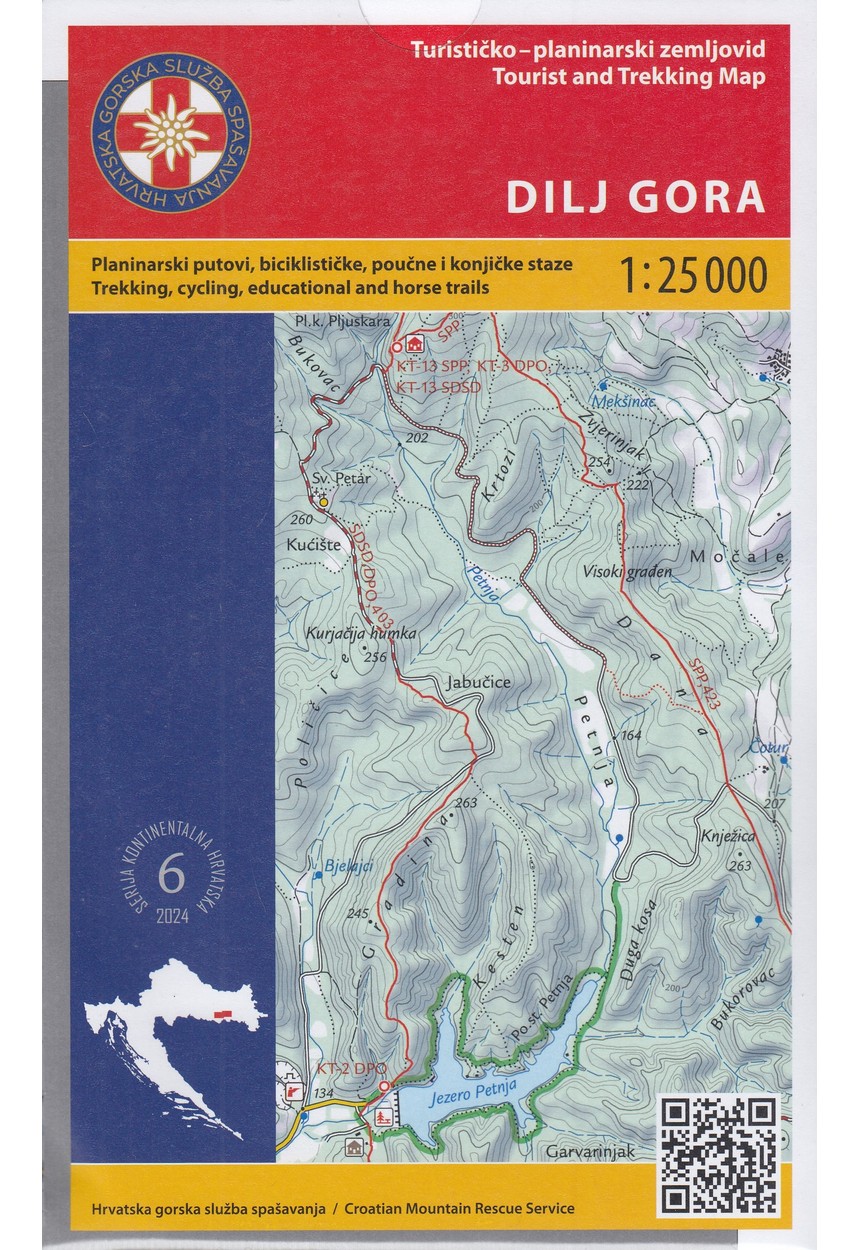 DILJ GORA: turističko-planinarski zemljovid = Tourist and Trekking Map ...
