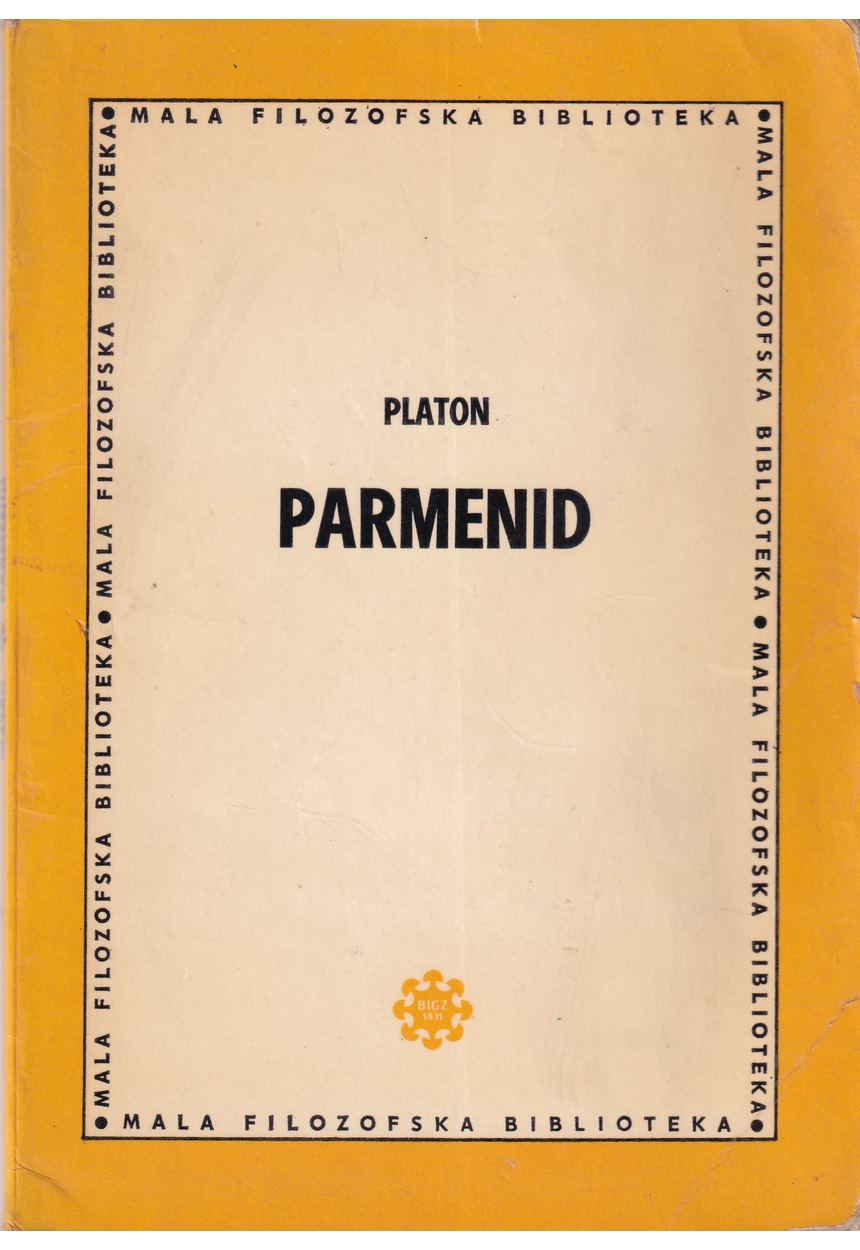 PARMENID, Platon . - Knjižara Dominović