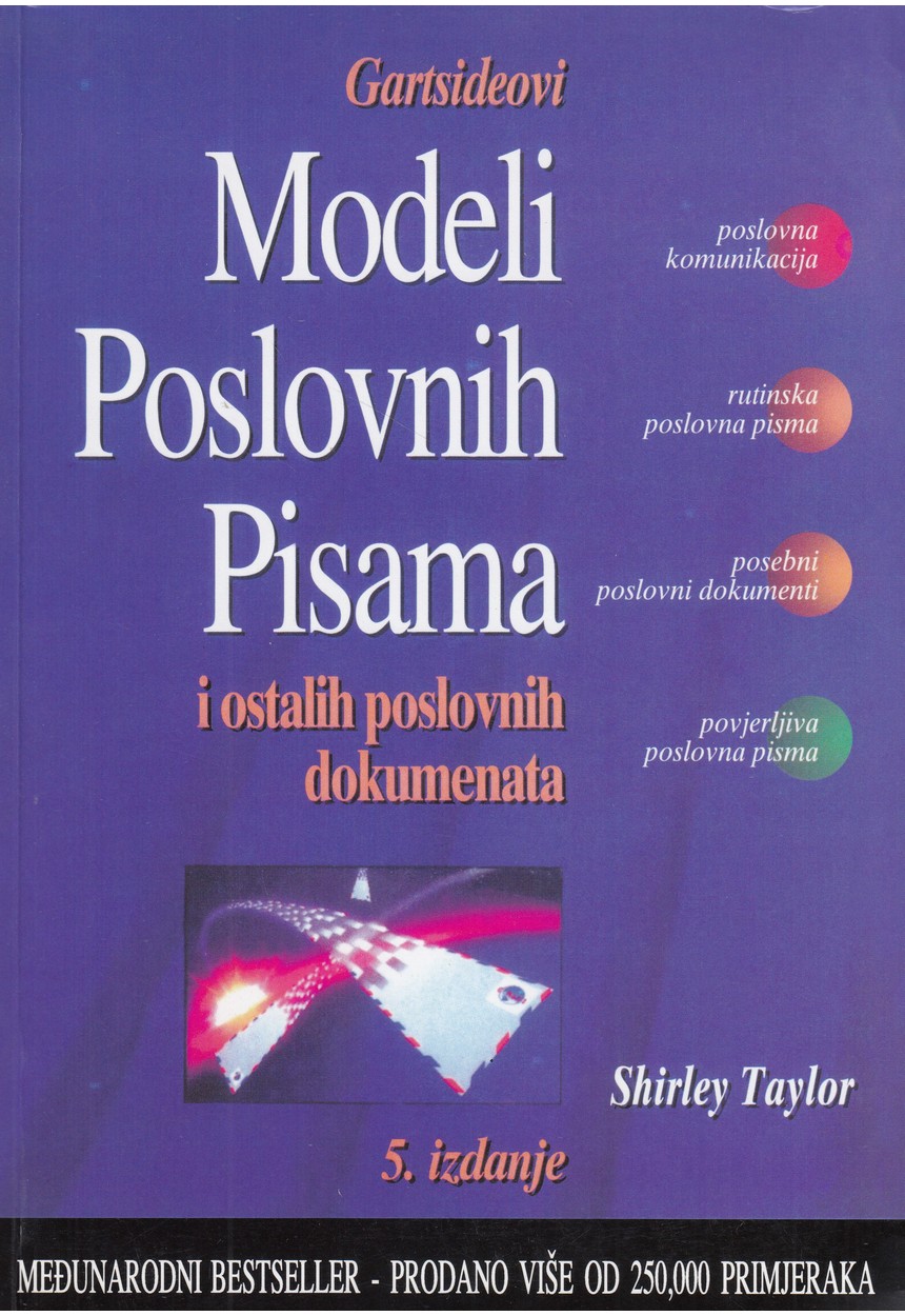 MODELI POSLOVNIH PISAMA: i ostalih poslovnih dokumenata, Gartside ...