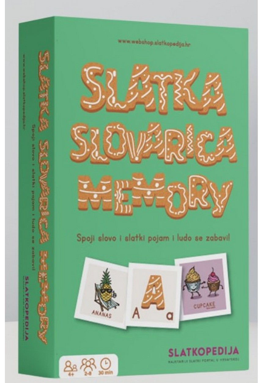 SLATKA SLOVARICA MEMORY, Erceg Matea, Bošković Kate, Bošković Smrekar Mirjana - Knjižara Dominović