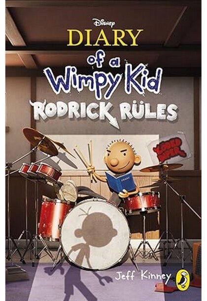 DIARY OF A WIMPY KID : Rodrick Rules (Book 2) tie-in cover, Kinney Jeff ...