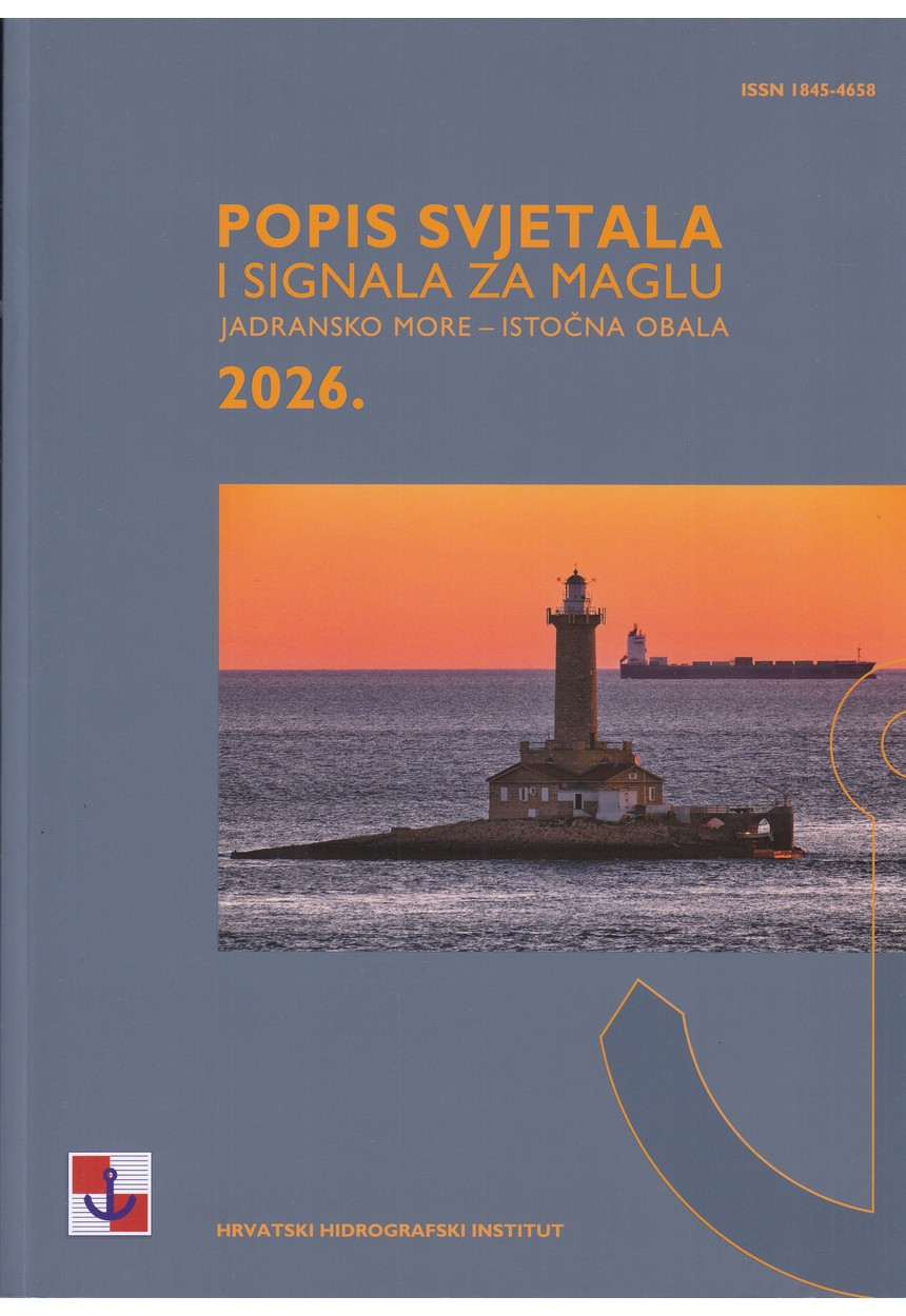 POPIS SVJETALA I SIGNALA ZA MAGLU: Jadransko more-Istočna obala (2026 ...