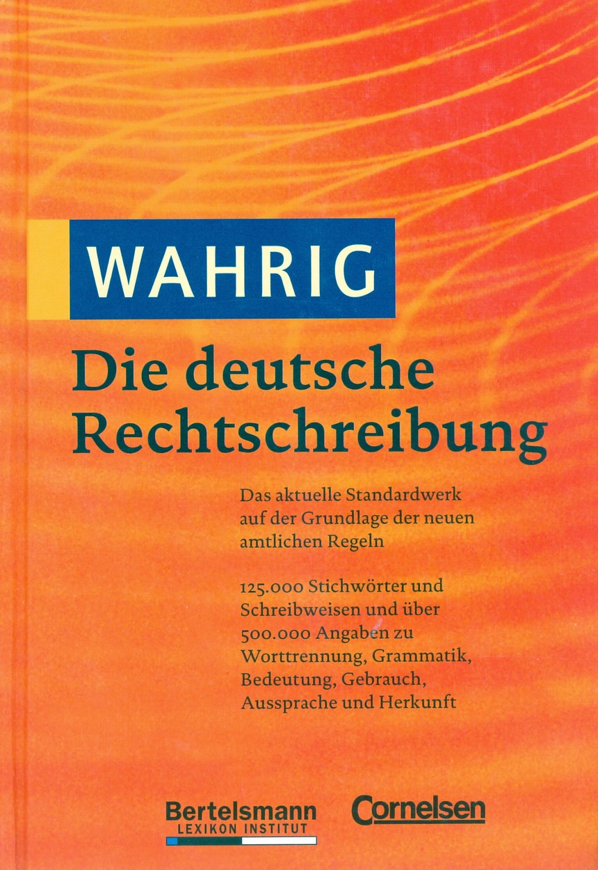 DIE DEUTSCHE RECHTSCHREIBUNG (WAHRIG), WISSEN MEDIA VERLAG - Knjižara ...